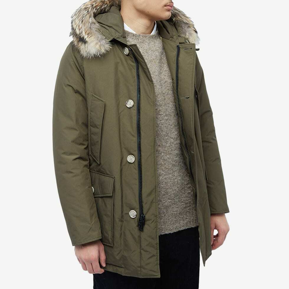 Woolrich Men's Artic Parka Jacket DF in Dark Green Woolrich