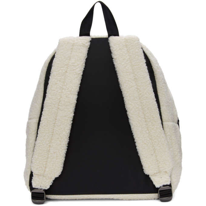Eastpak Beige Shearling Padded Pakr Backpack Eastpak