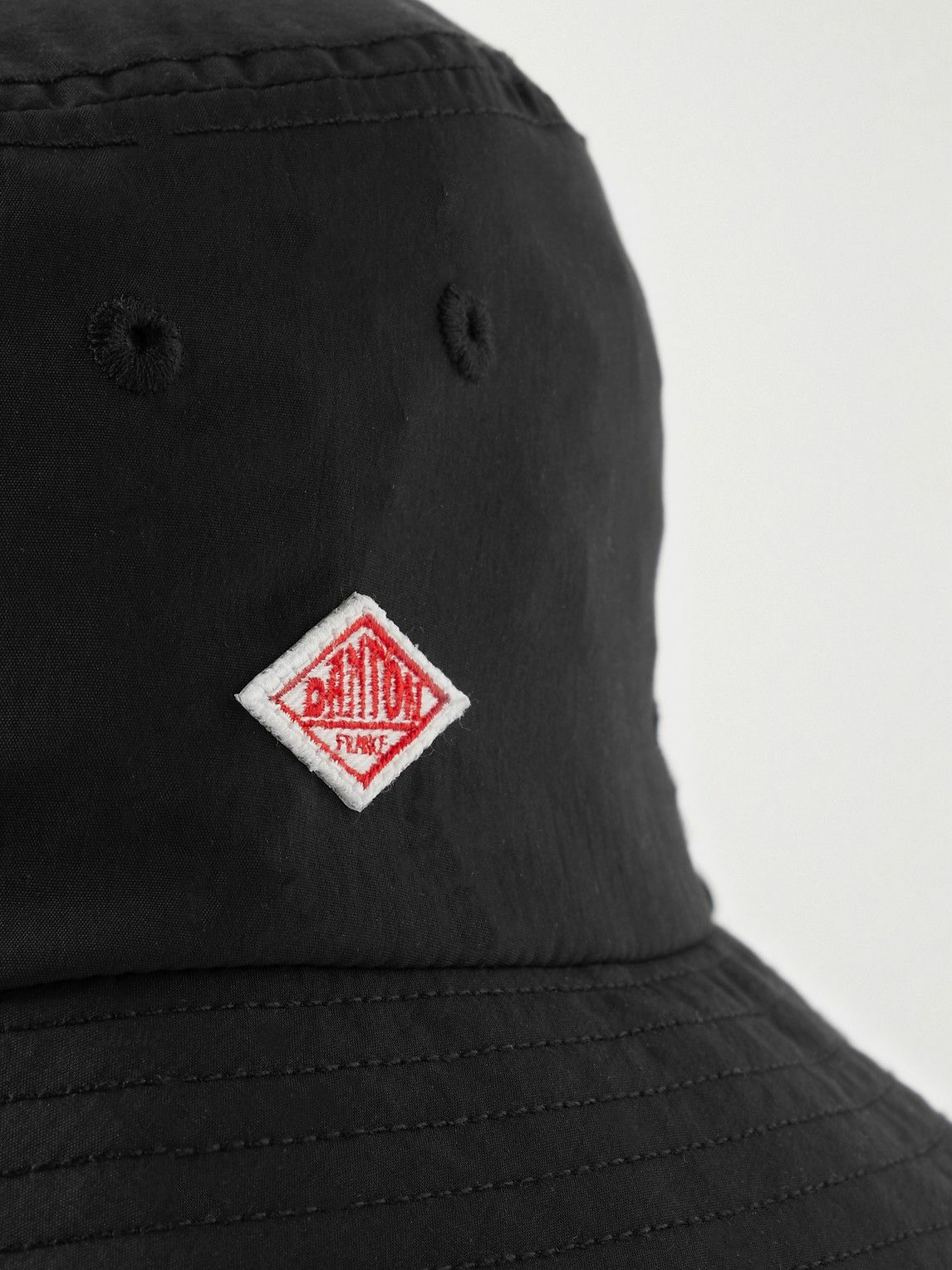 Danton - Logo-Appliquéd Shell Bucket Hat Danton