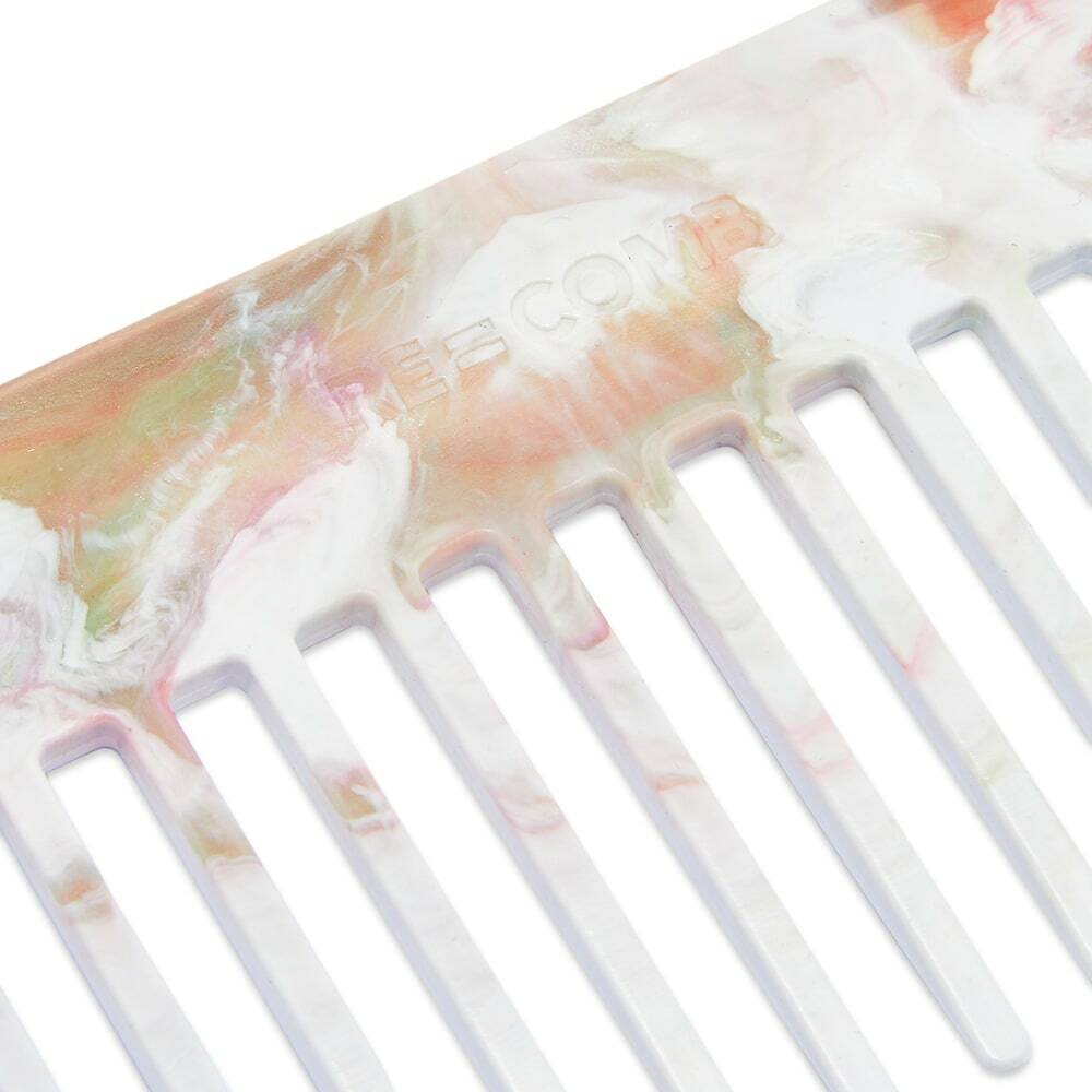 Re=Comb Recycled Plastic Hair Comb in Techno Aquatic Re=Comb