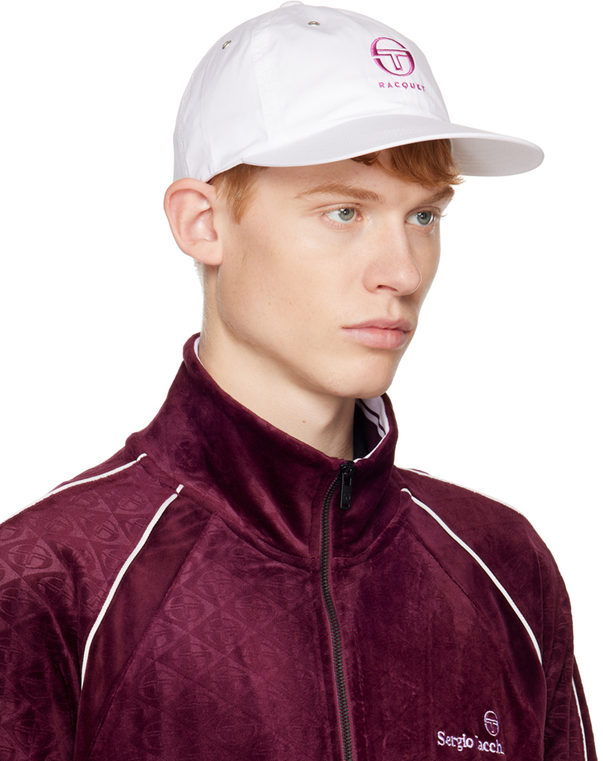 Sergio Tacchini White Racquet Edition Tennis Cap Sergio Tacchini