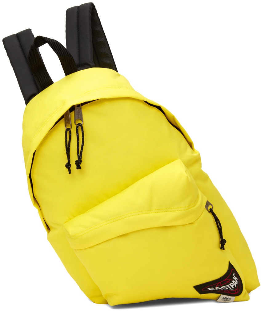 MM6 Maison Margiela Yellow Eastpak Edition Slant Backpack MM6 Maison ...
