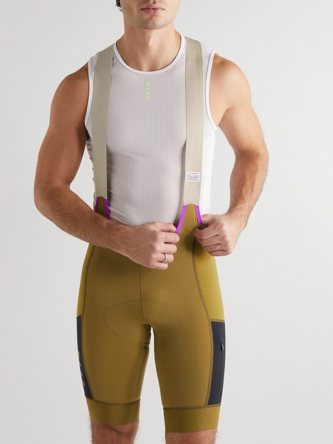MAAP - Alt_Road Cargo Mesh-Trimmed Stretch-Jersey Cycling Bib Shorts ...