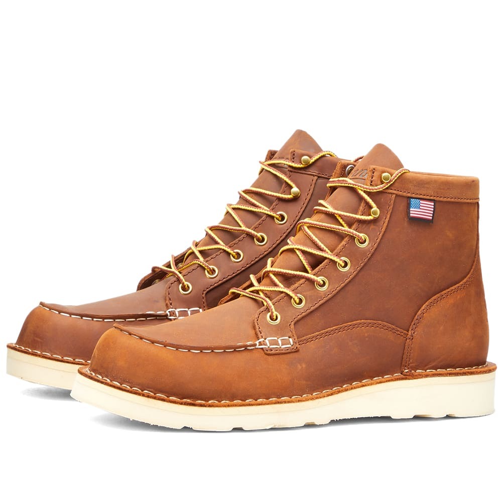 Danner Men's Bull Run Moc Toe Boot in Tobacco Danner