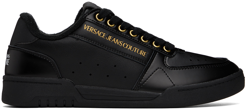 Versace Jeans Couture Black Brooklyn Sneakers Versace
