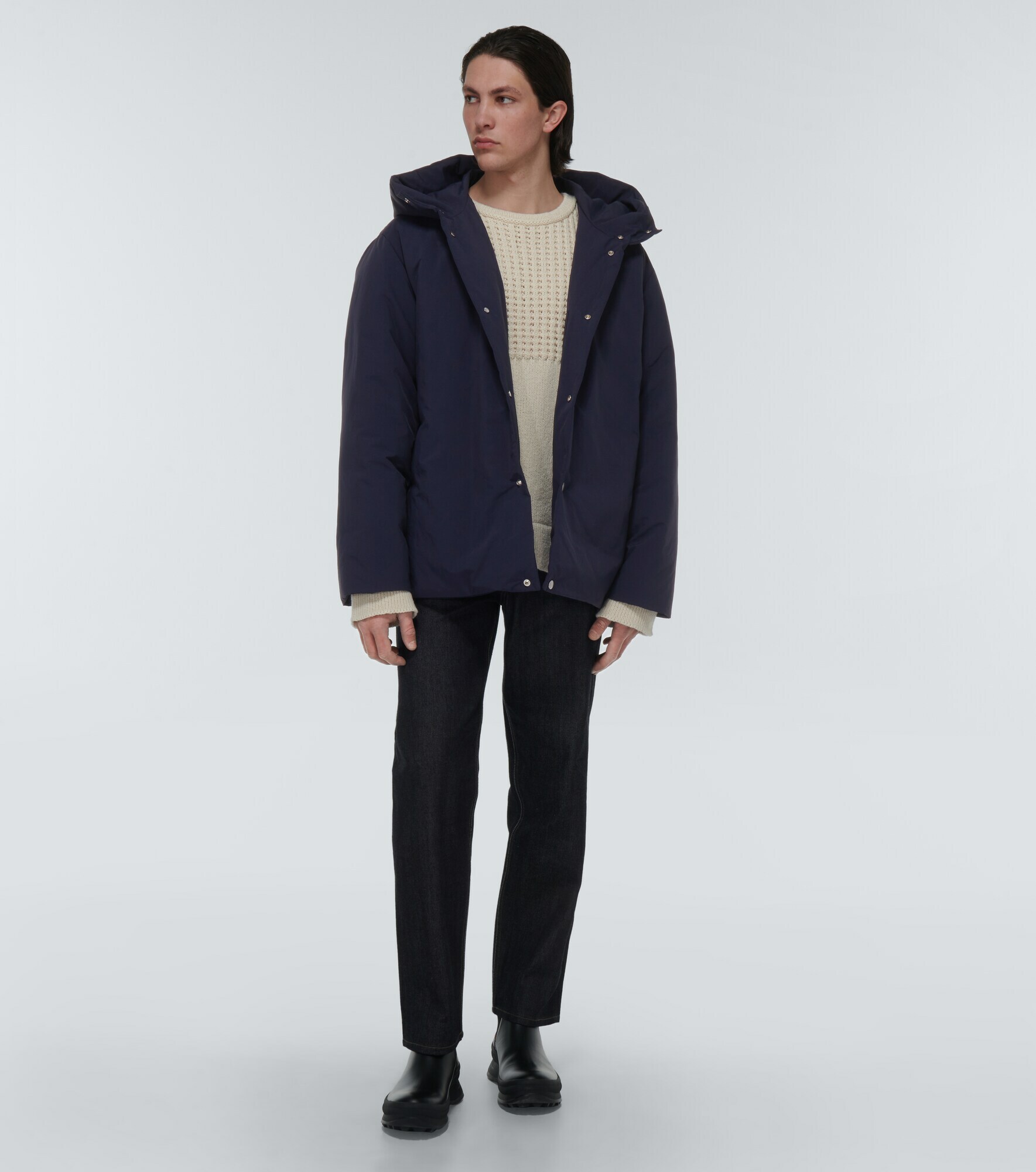 Jil Sander - Packable hooded down jacket Jil Sander