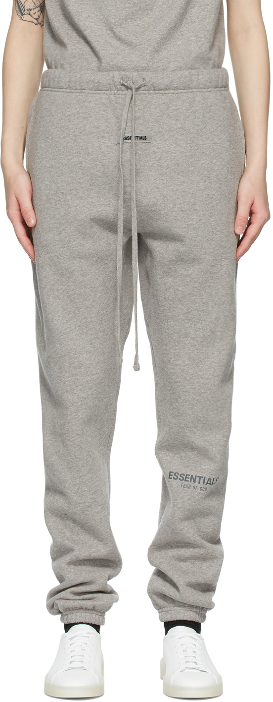 Essentials Grey Fleece Lounge Pants Essentials
