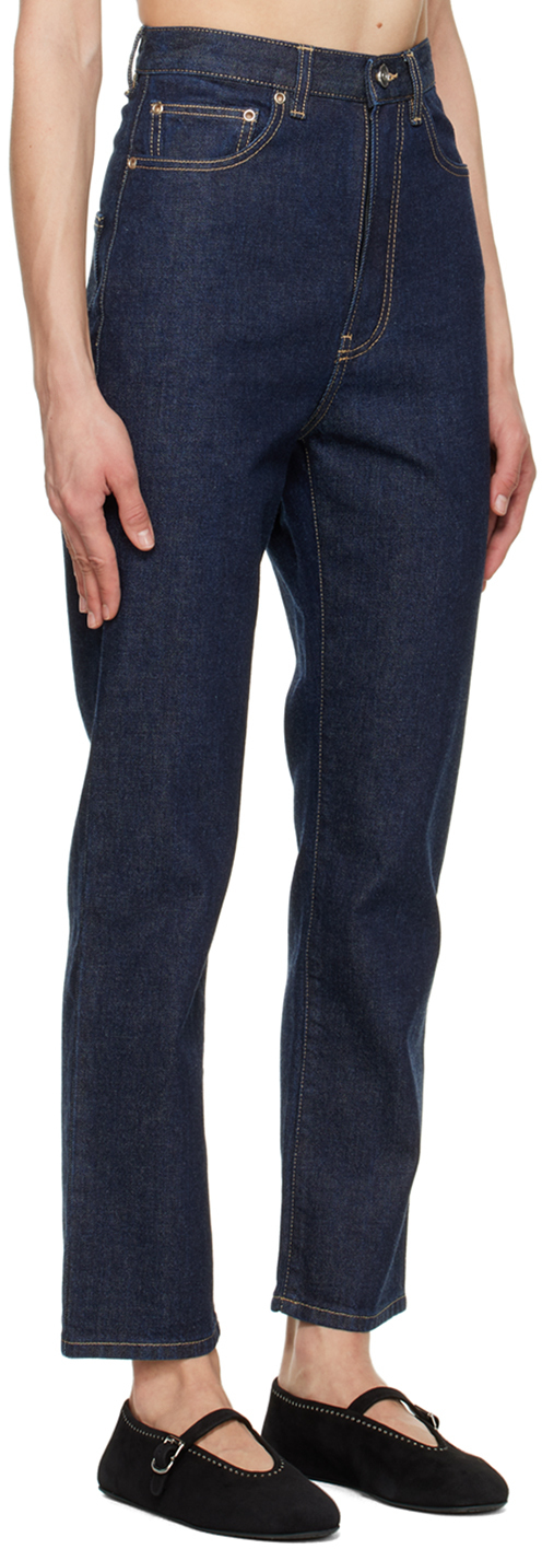 ALAÏA Navy Iconic Jeans ALAÏA