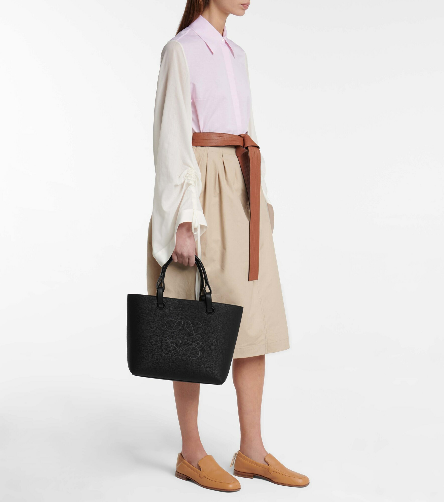 Loewe - Anagram Small leather tote Loewe