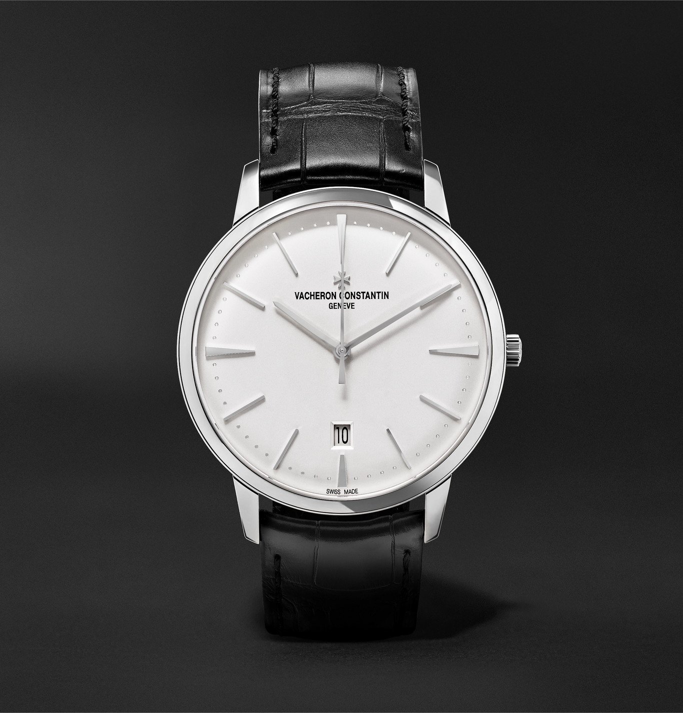 Vacheron Constantin - Patrimony Automatic 40mm 18-Karat White Gold and ...
