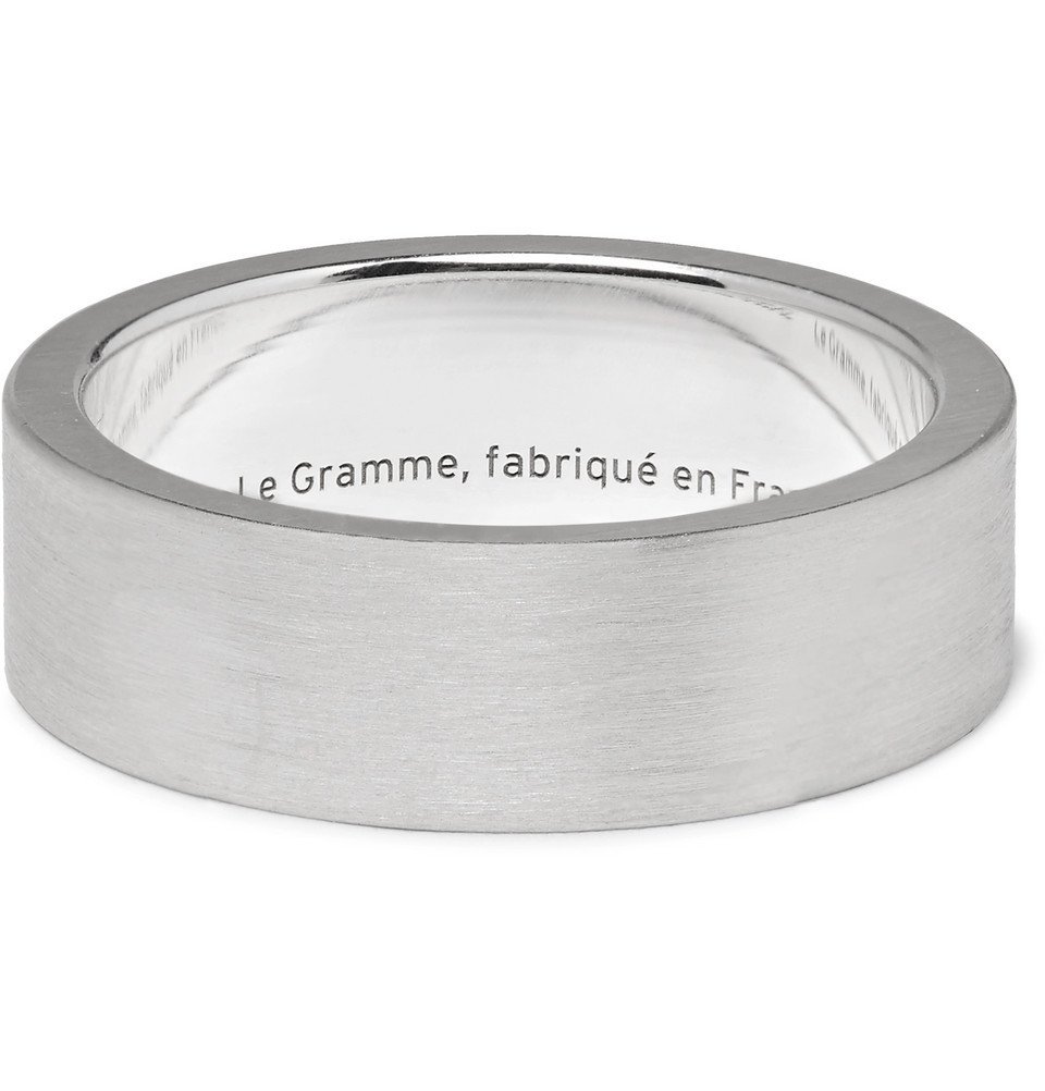 Le Gramme - Le 11 Brushed Sterling Silver Ring - Silver Le Gramme