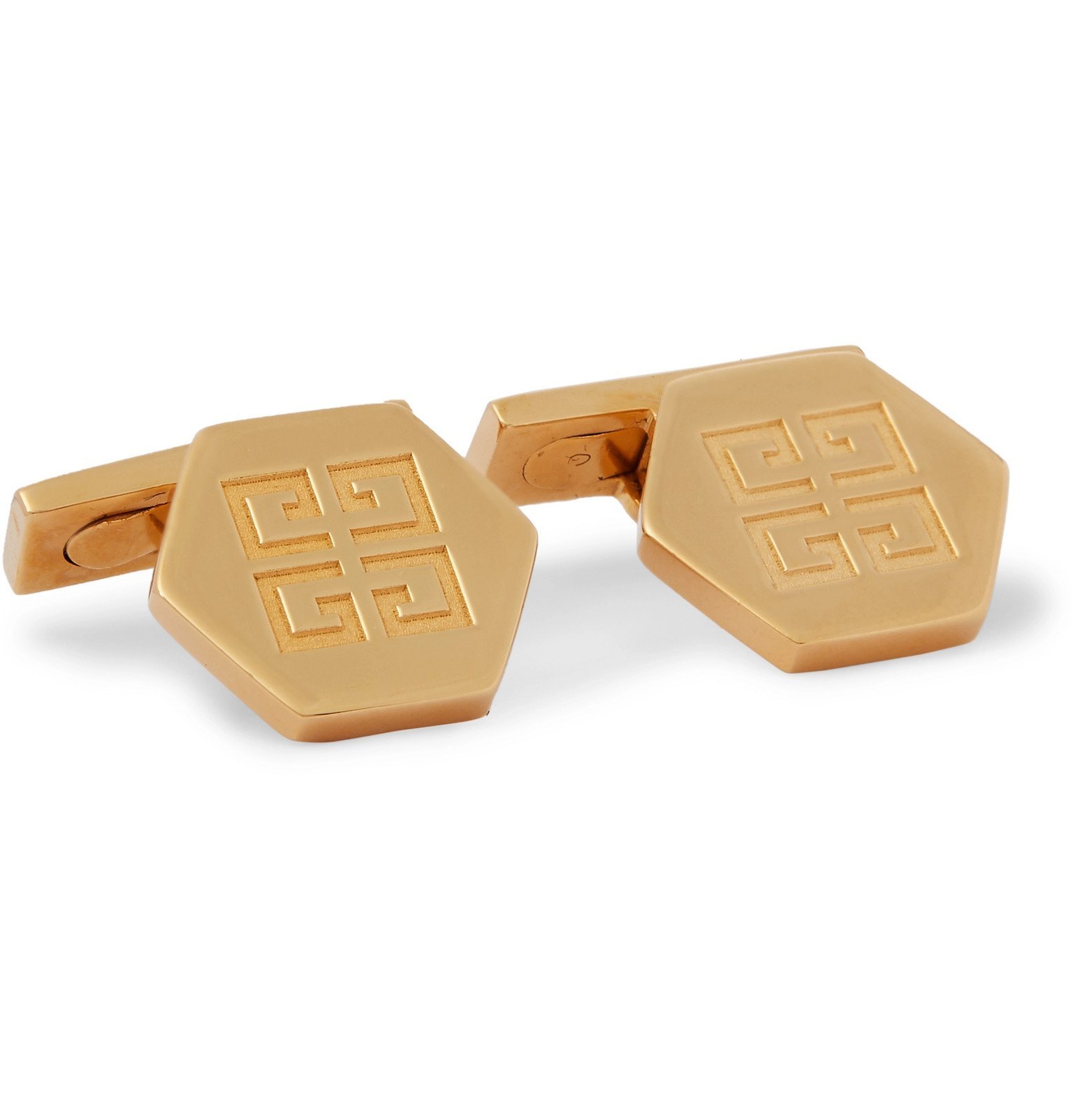 Givenchy - Logo-Detailed Gold-Tone Cufflinks - Gold Givenchy