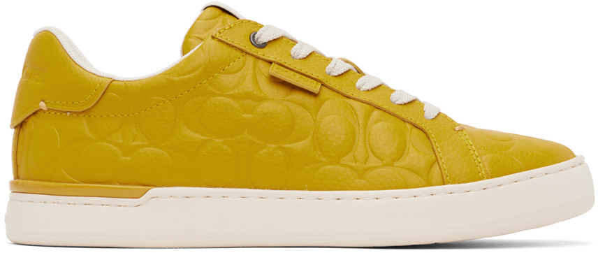 Coach 1941 Yellow Lowline Signature Sneakers Coach 1941
