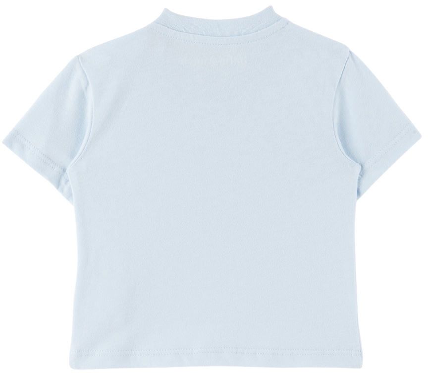 Palm Angels Baby Blue Cotton T-Shirt Palm Angels