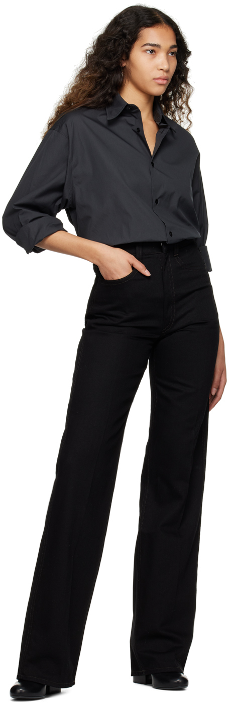 LEMAIRE Black Long Shirt Lemaire