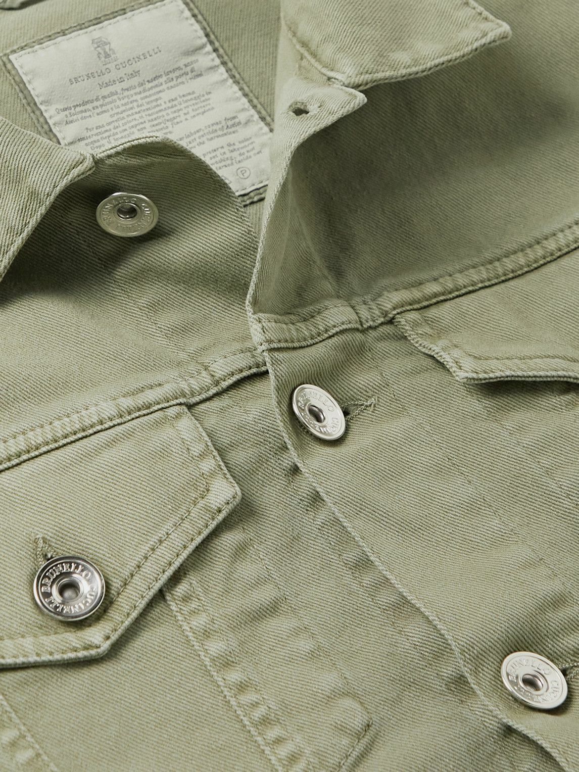 Brunello Cucinelli - Denim Jacket - Green Brunello Cucinelli