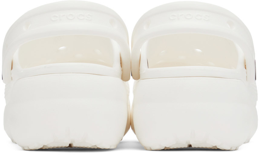 Crocs White Classic Platform Clogs Crocs