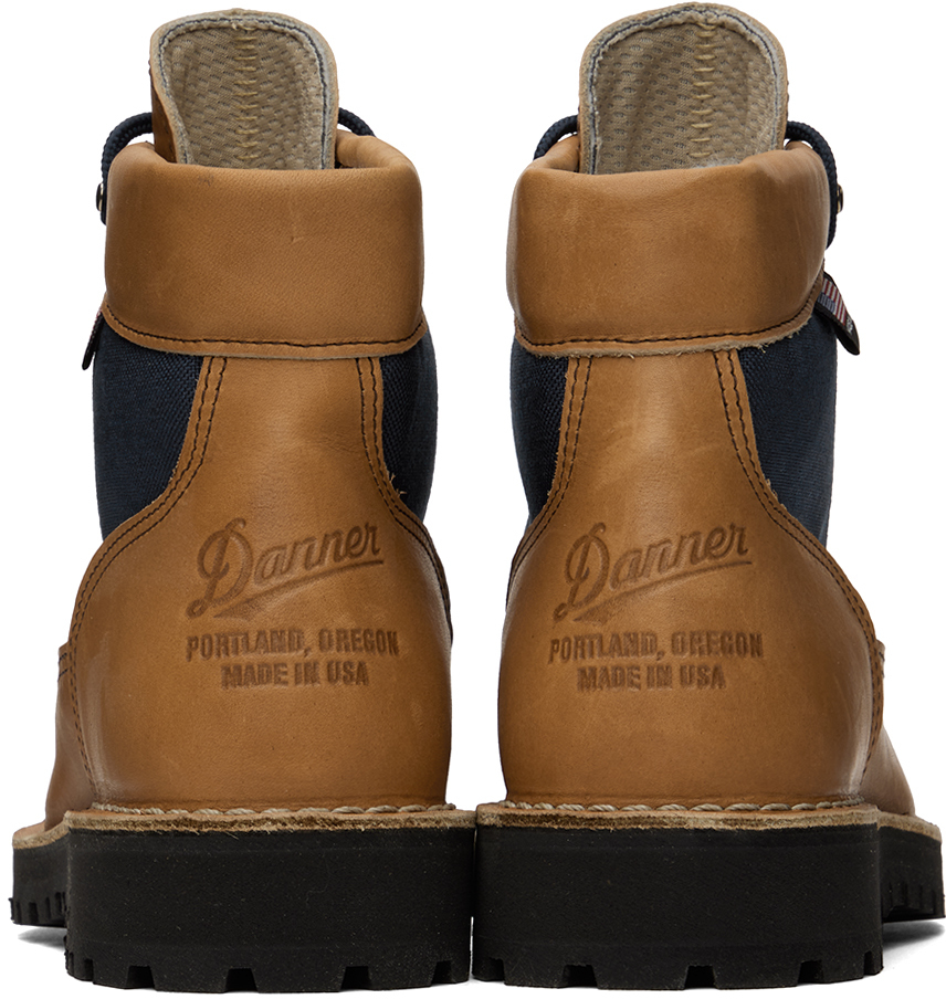 Danner Tan & Navy Danner Light Boots Danner
