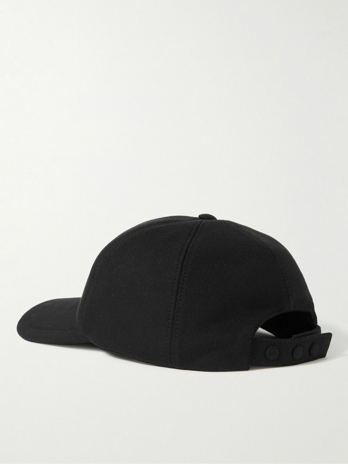Burberry - Embroidered Cotton-Twill Baseball Cap - Black Burberry