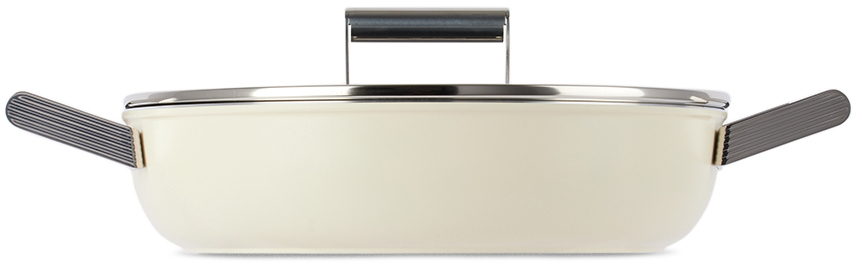 SMEG Off-White '50s Style Deep Pan SMEG