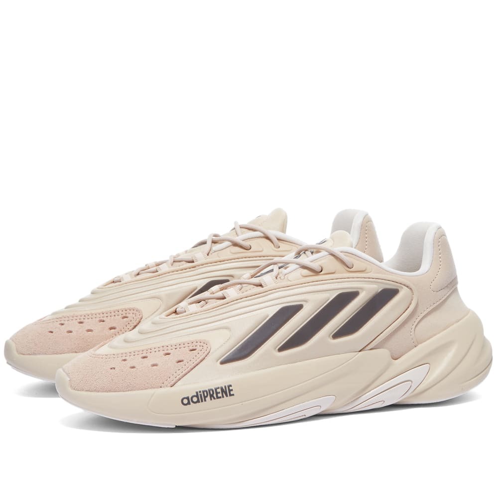 Adidas Womens Ozelia Sneakers In Pale Nude Brown Ecru Tint Adidas