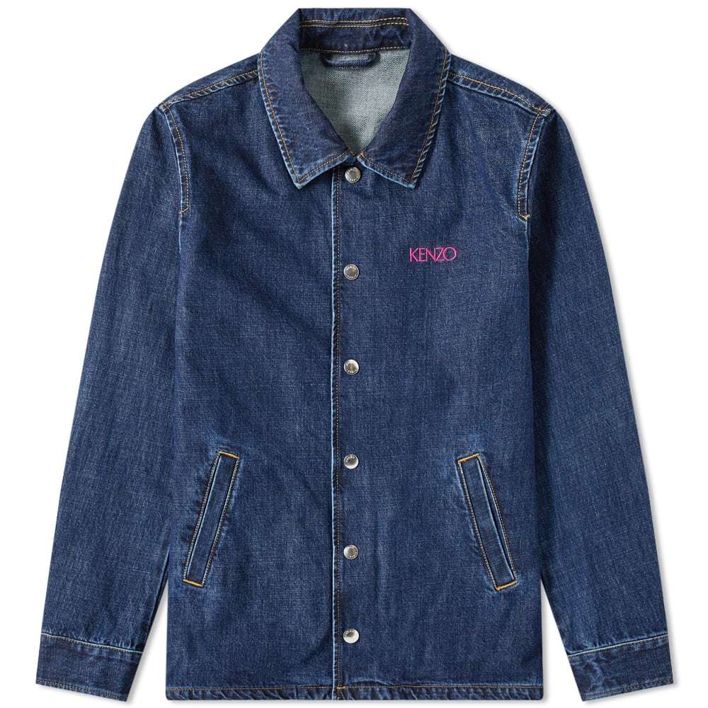 Kenzo Denim Coach Jacket Kenzo