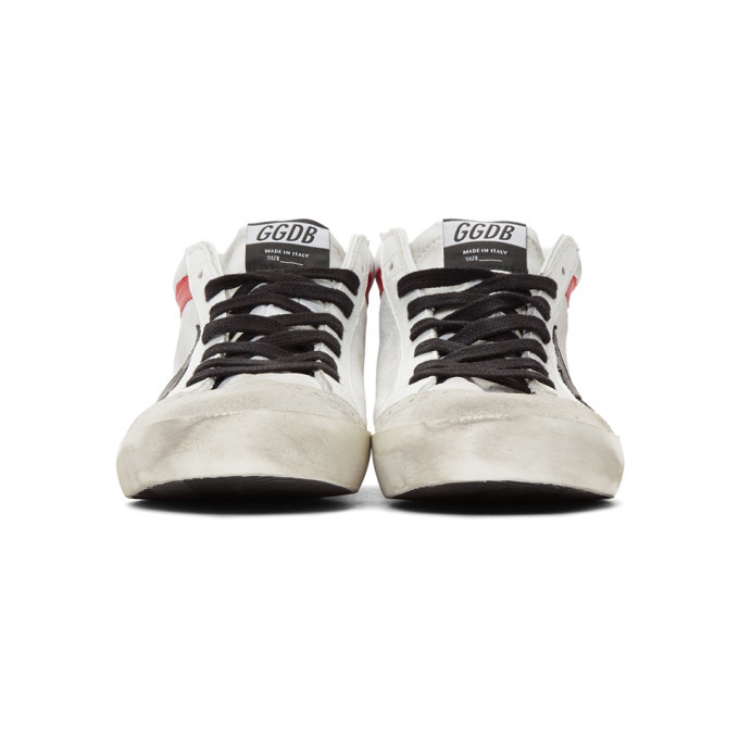 Golden Goose Grey and Black Nubuck Mid Star Sneakers Golden Goose ...