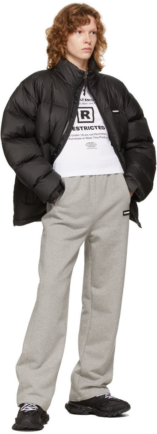 VETEMENTS Black Down 'Limited Edition' Puffer Jacket Vetements