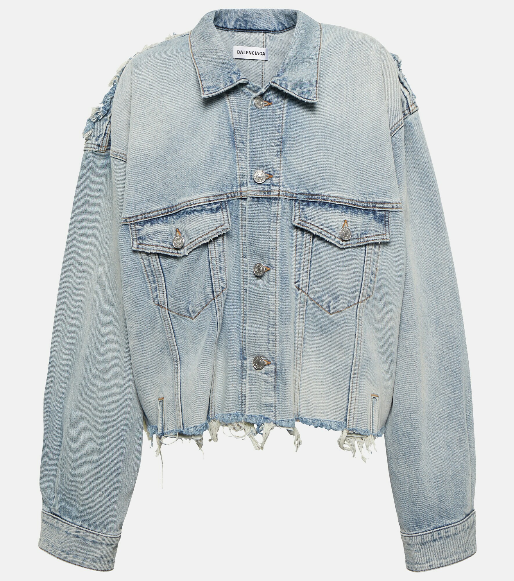 Balenciaga - Deconstructed oversized denim jacket Balenciaga