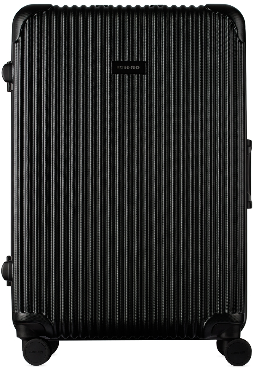 Master-Piece Co Black Trolley Suitcase Master-Piece Co