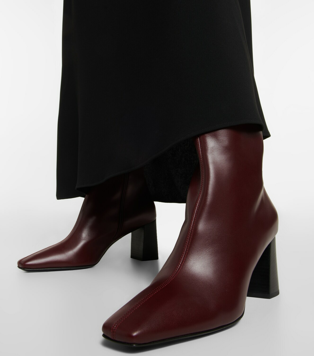 The Row - Leather knee-high boots The Row
