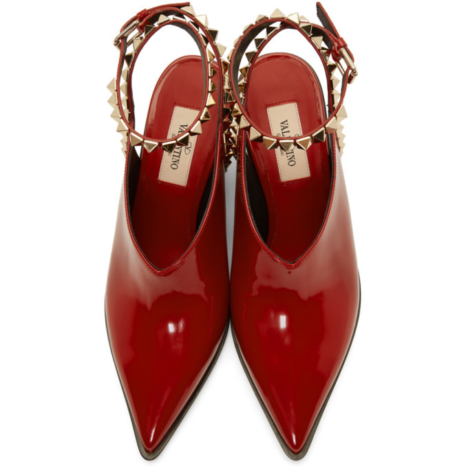Valentino Red Valentino Garavani Rockstud No Limit Slingback Heels ...