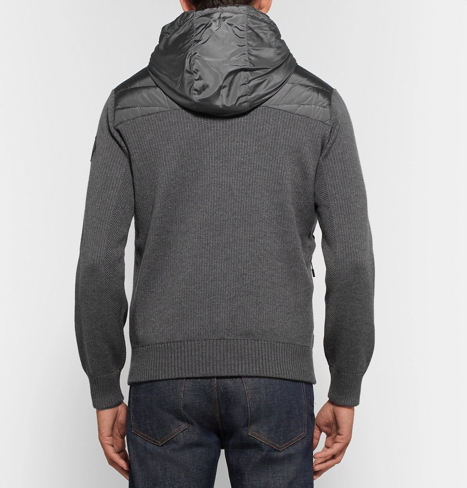 Canada Goose - Hybridge Merino Wool and Quilted Shell Down Jacket Zip ...