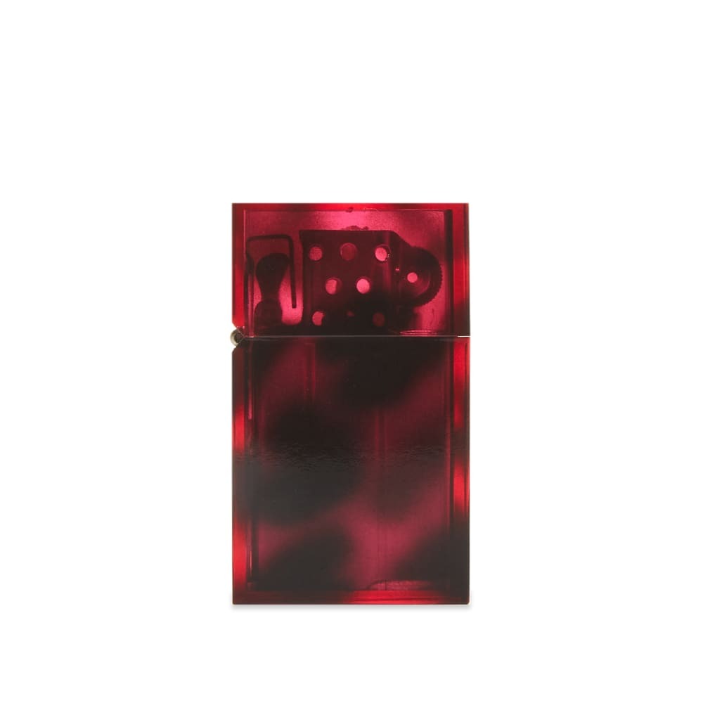 Tsubota Pearl Hard Edge Petrol Lighter in Marble Pink Maroon Tsubota Pearl