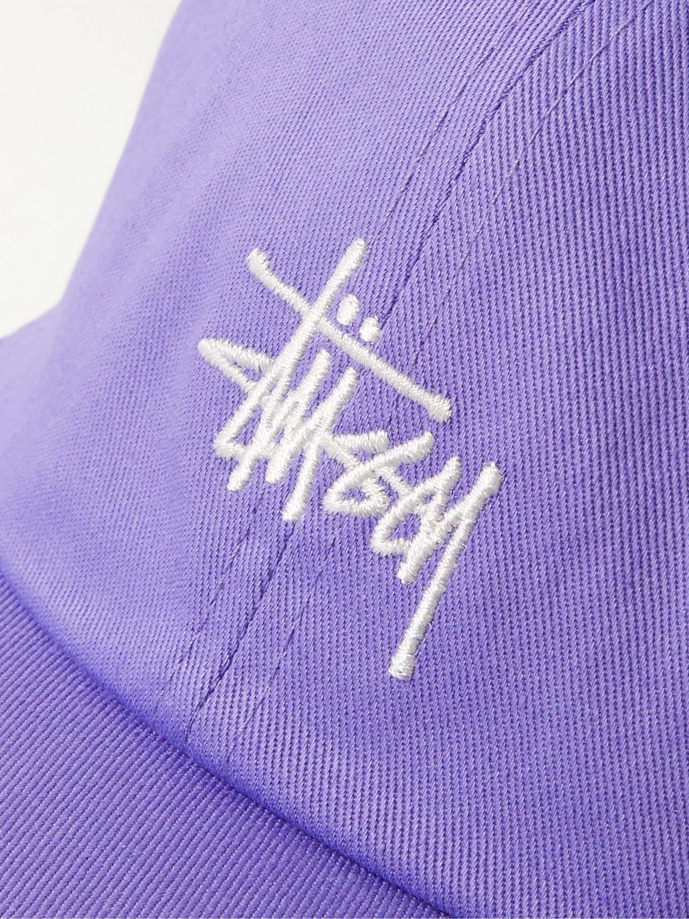 Stussy - Logo-Embroidered Cotton-Twill Baseball Cap Stussy