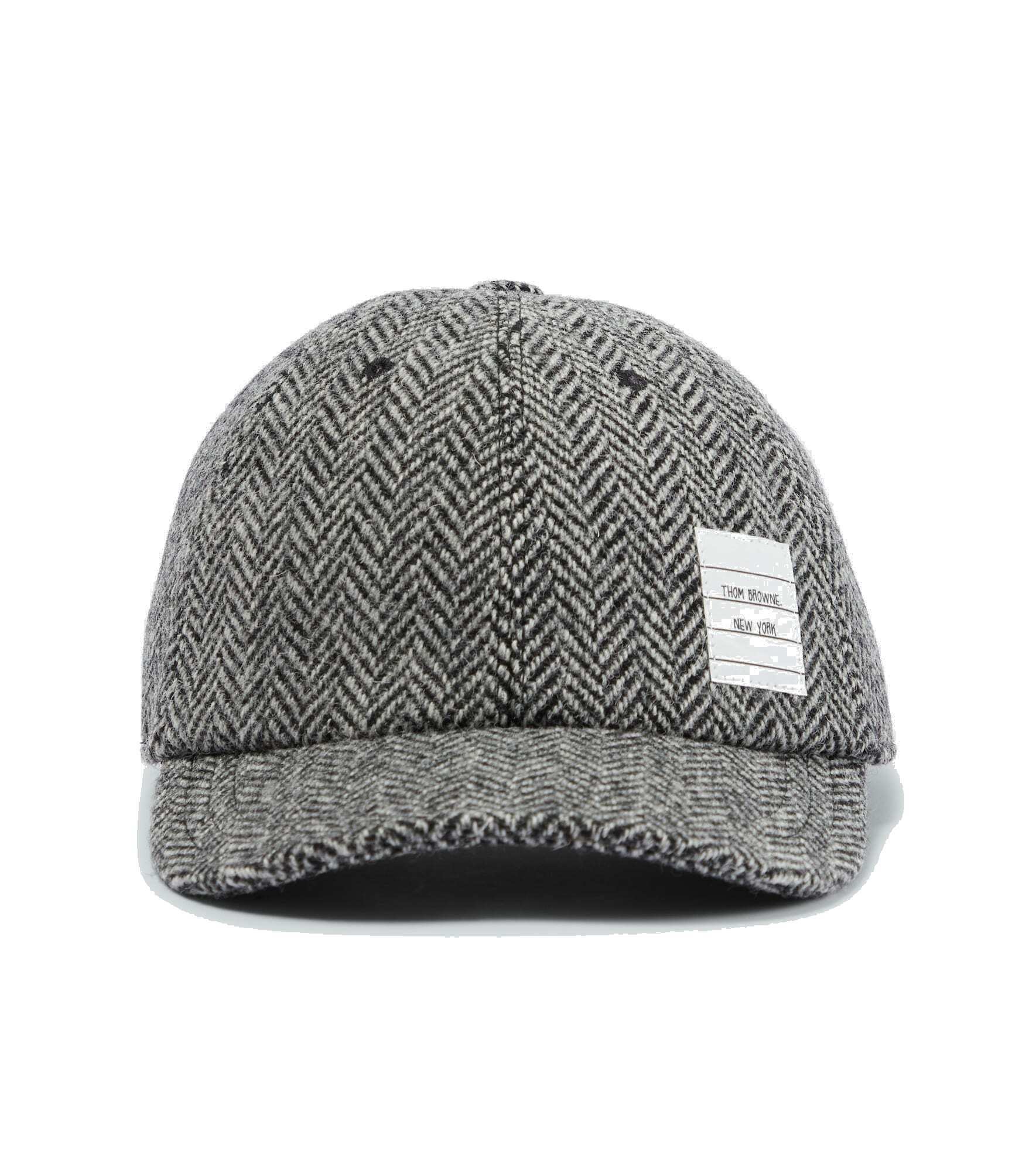 Thom Browne - Herringbone wool baseball cap Thom Browne