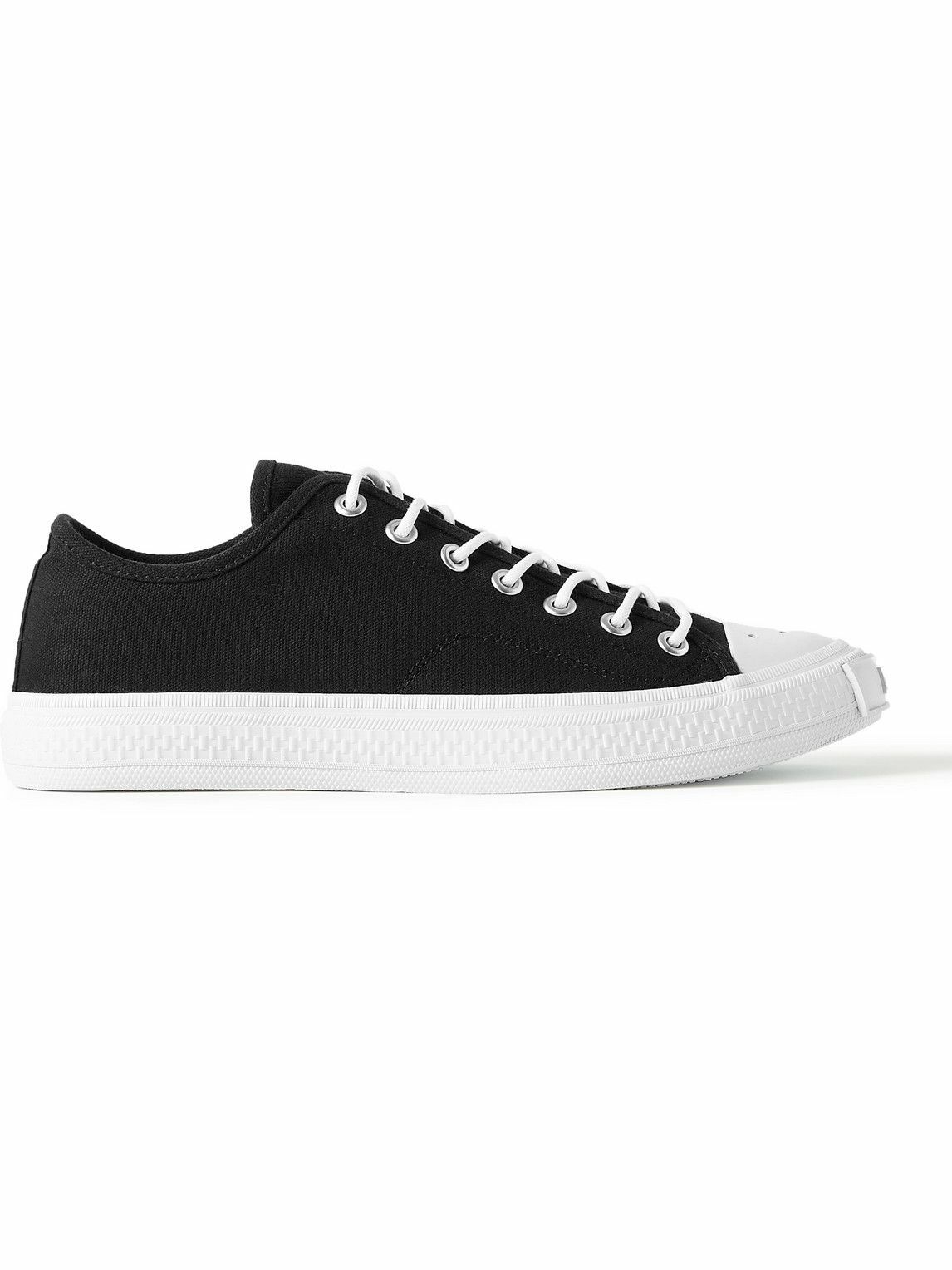 Acne Studios - Rubber-Trimmed Canvas Sneakers - Black Acne Studios
