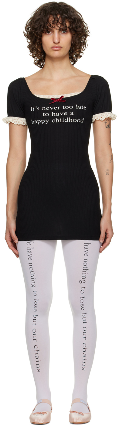 Praying Black 'Childhood' Minidress Praying