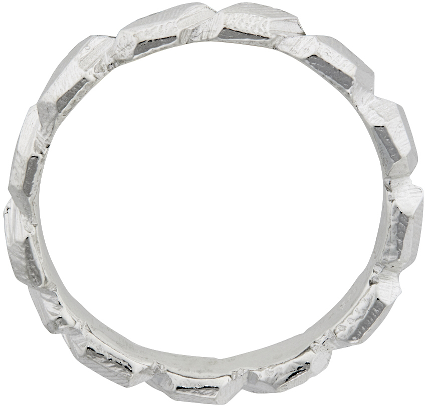 Seb Brown Silver Cog Ring Seb Brown