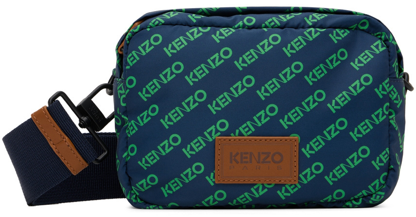 Kenzo Navy Kenzo Paris Sport Monogram Crossbody Bag Kenzo