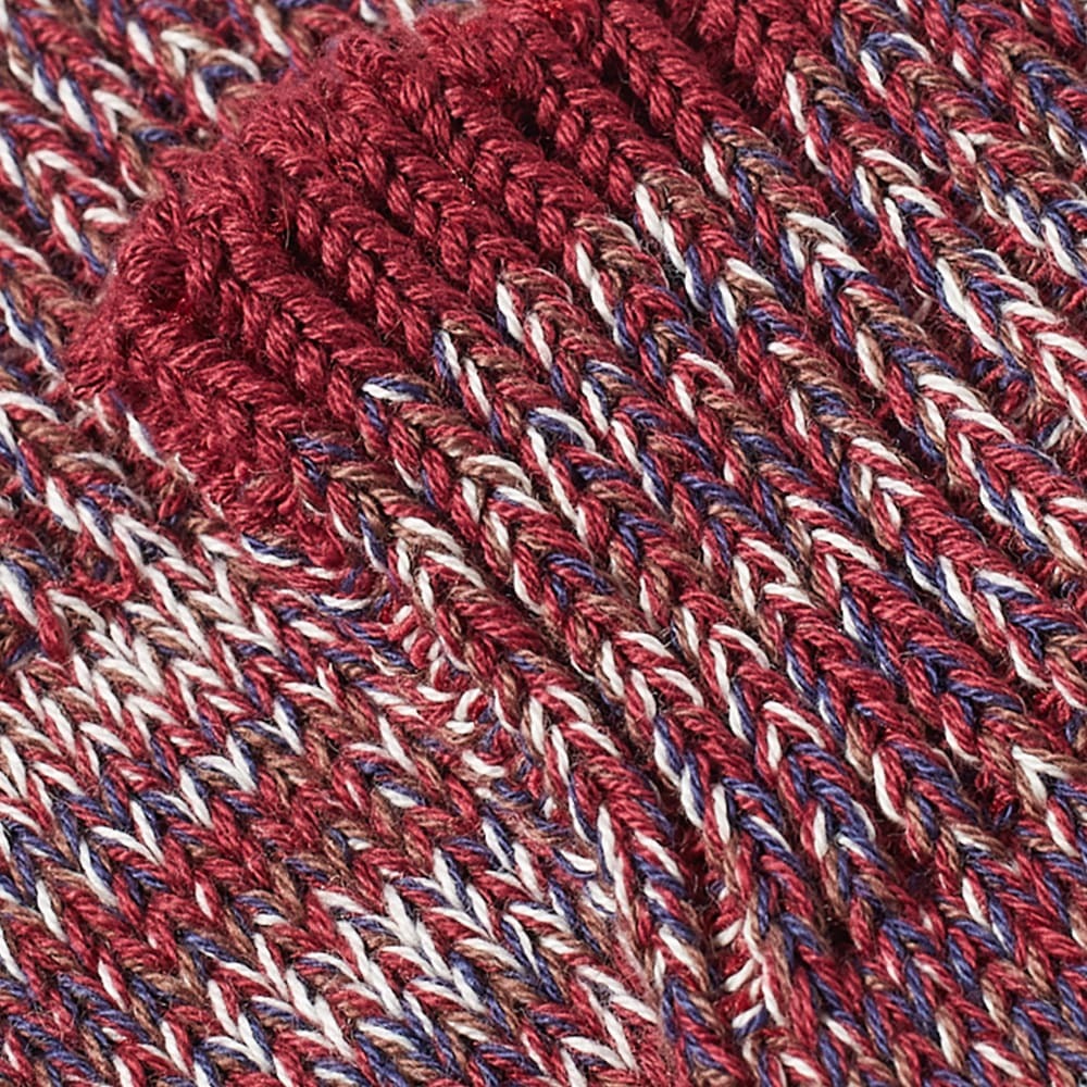 Norse Projects Men's Ebbe Twist Sock in Magenta Norse Projects