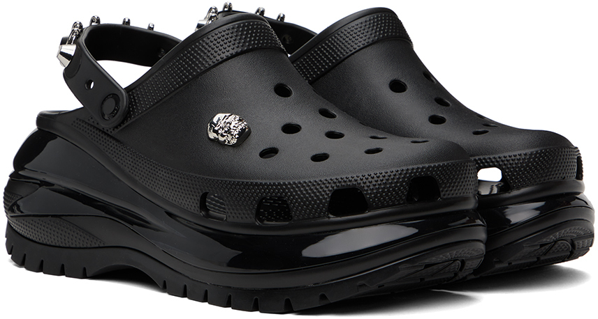 Crocs Black Mega Crush Rebel Clogs Crocs
