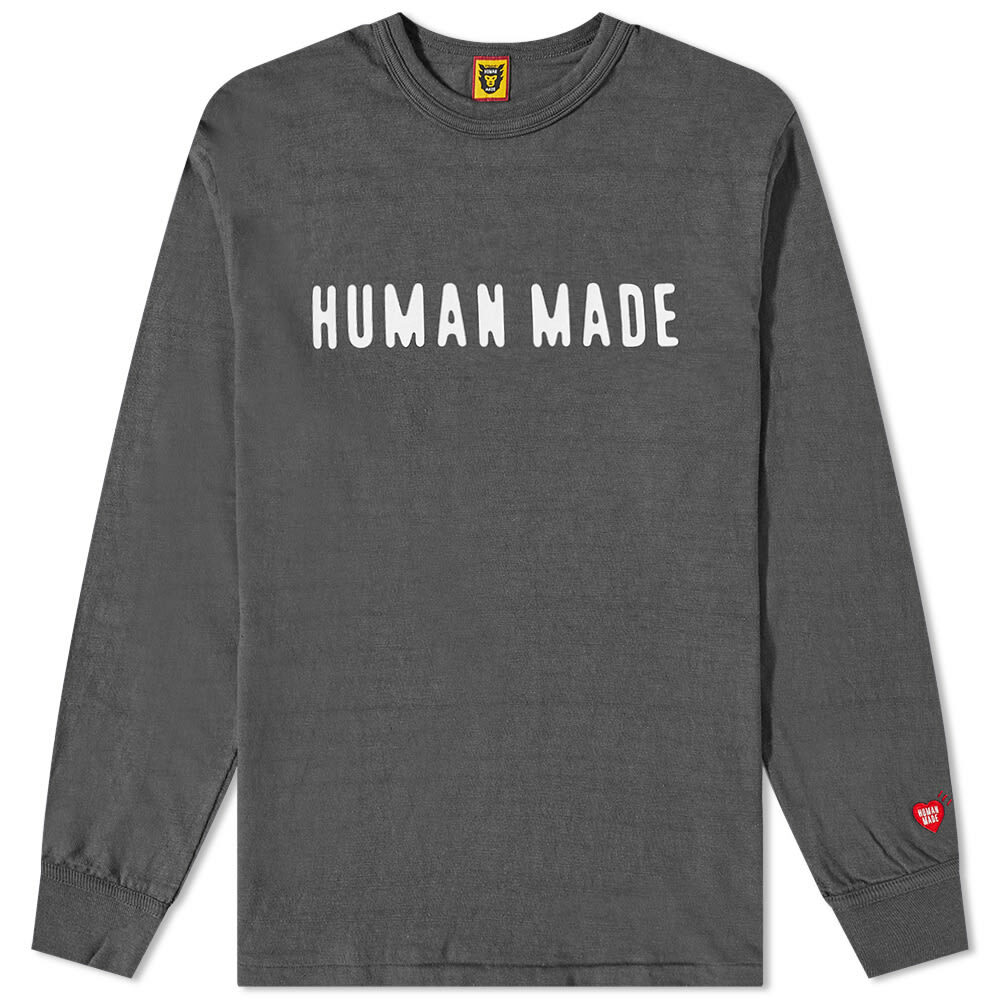 Human Made Men's Long Sleeve Classic T-Shirt in Black Human Made