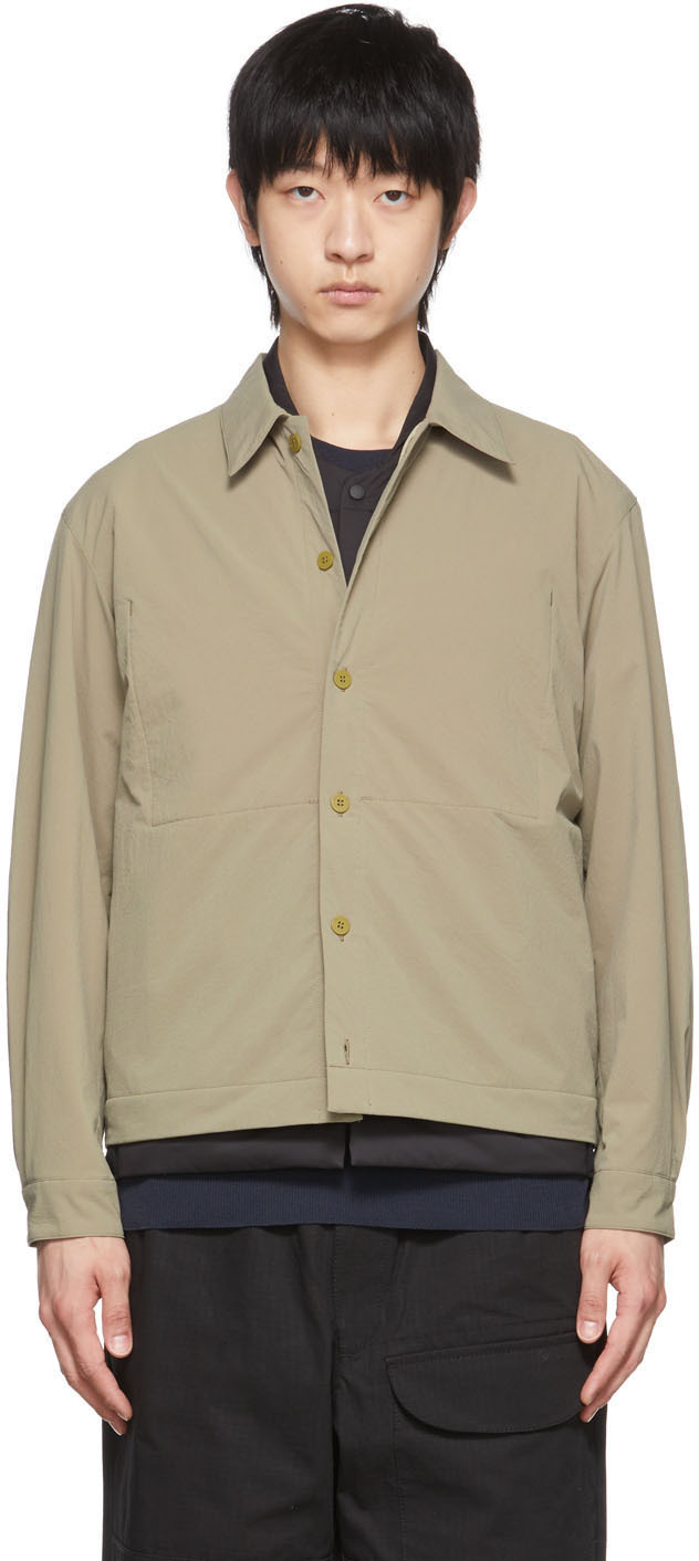 Descente Allterrain Khaki Polyester Shirt Descente ALLTERRAIN