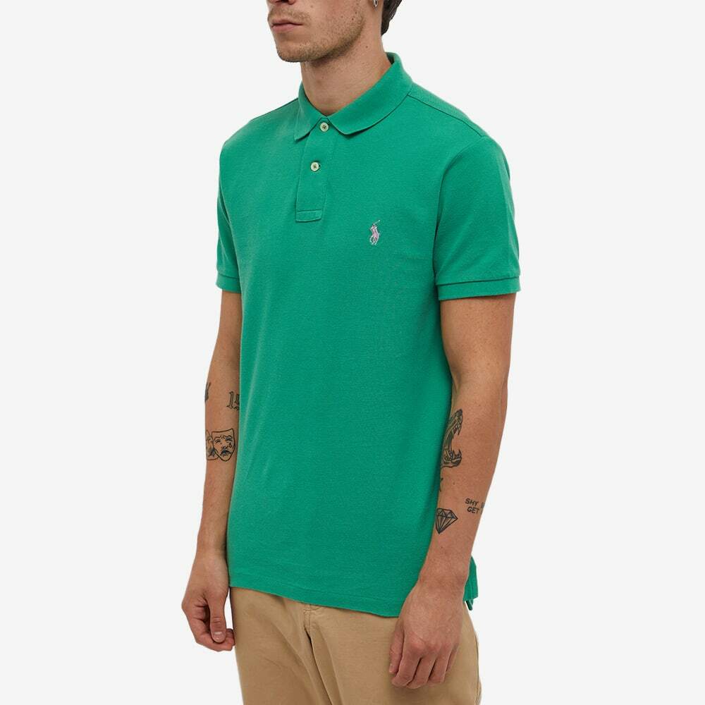 Polo Ralph Lauren Men's Slim Fit Polo Shirt in Raft Green Polo Ralph Lauren