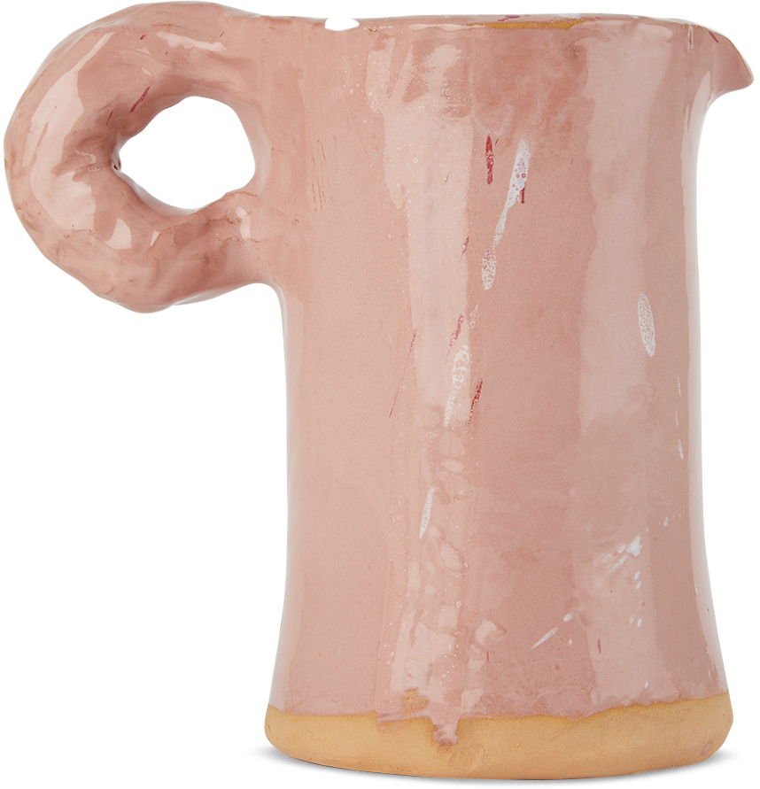 Niko June Pink Ceramic Studio Pitcher