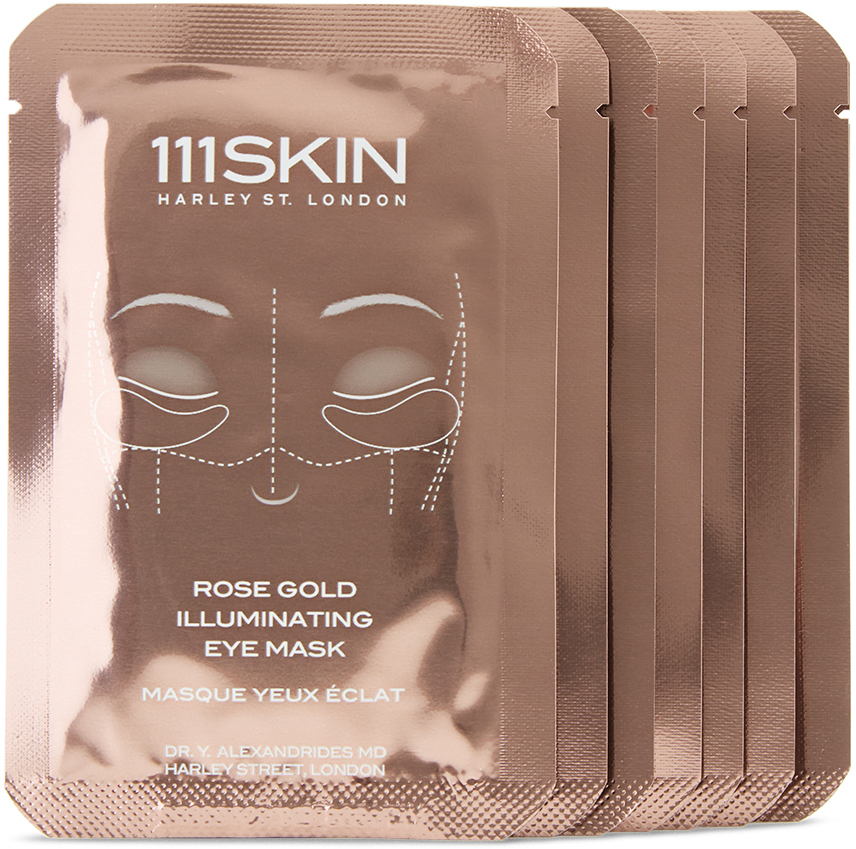 111 Skin Eight-Pack Rose Gold Illuminating Eye Masks, 6 mL 111SKIN