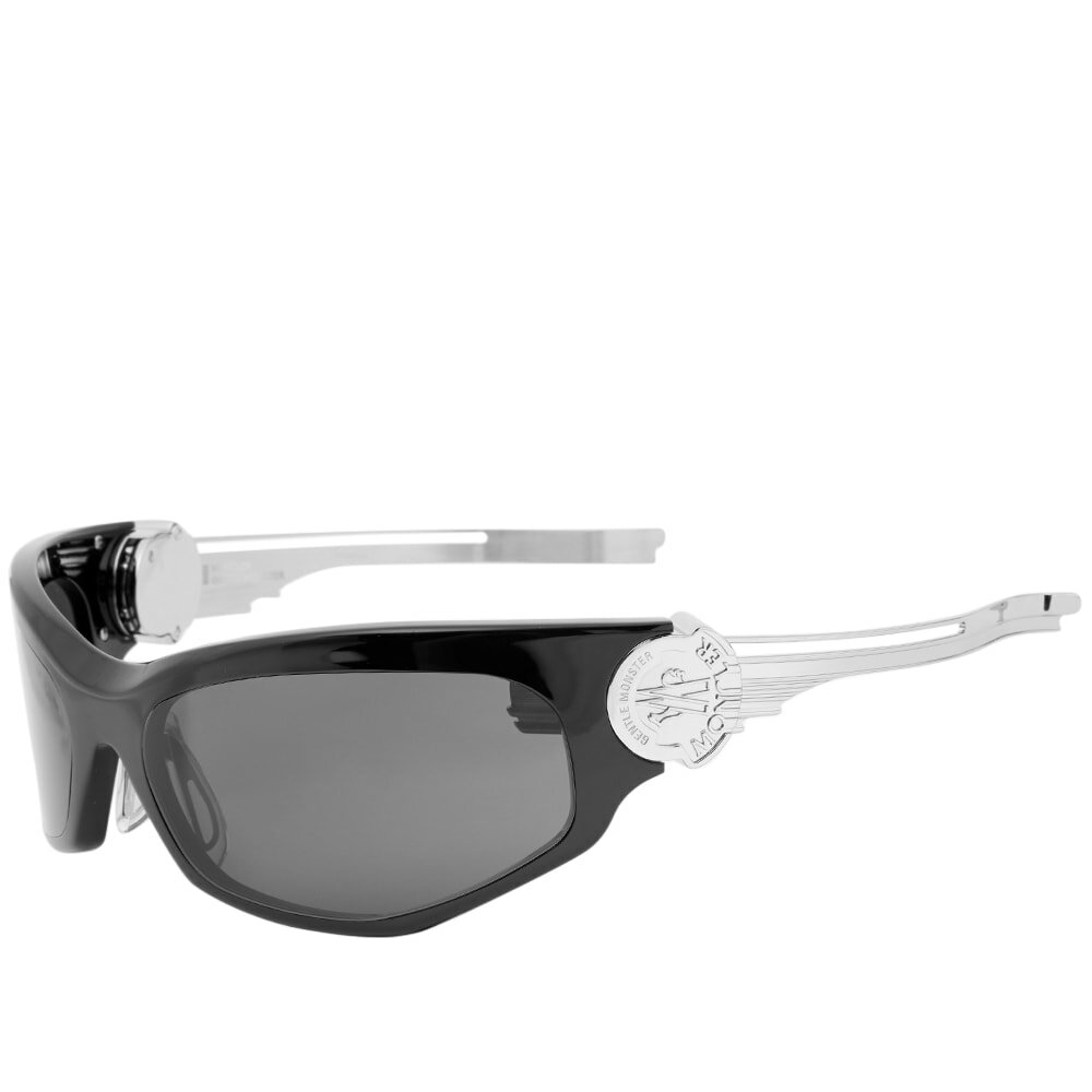 Moncler Men's Genius x Gentle Monster Oval Sunglasses in Black Moncler