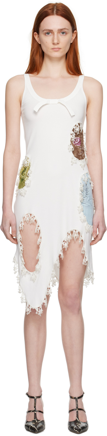 J.KIM White Lace Trim Minidress J.KIM