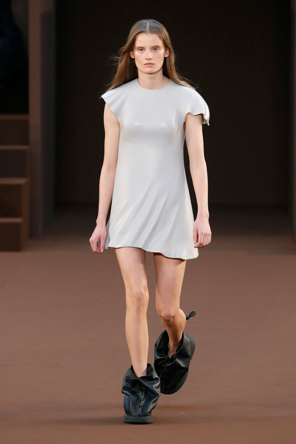 Loewe - Flamenco leather wedge ankle boots Loewe